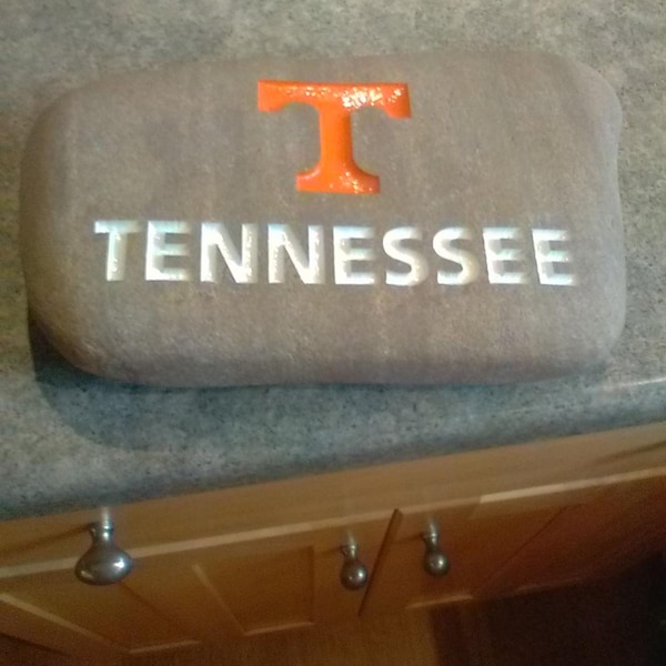 Engraved Address Stone With College Logo - Etsy