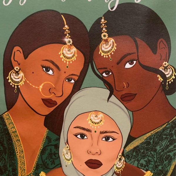 COLOURING BOOK Desi South Asian Inspired (A5 Size) - Worldwide Shipping ...