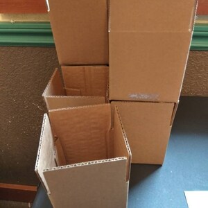 9x7-1/2x3 Kraft Mailer Plain Kraft Cardboard Shipping Boxes | Etsy