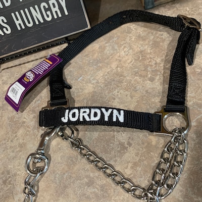 Personalized Nylon Sheep Halter - Etsy