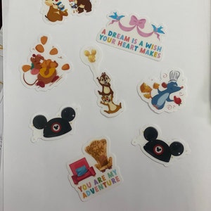 Remy Seeing Flavors Transparent Sticker/ Ratatouille Chef Pixar Foodie ...