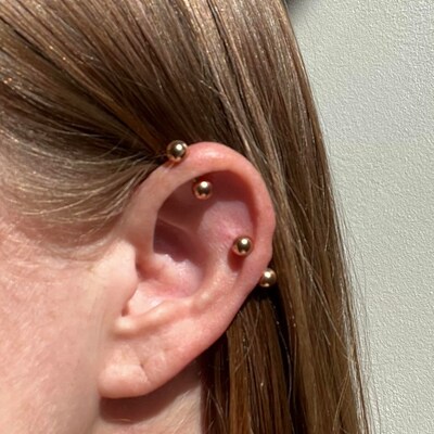 Double Loop Ear Cuff Fake Piercing - Etsy