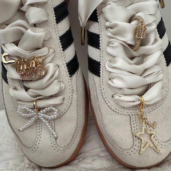 Shoe Charms, Shoe Lace Charms, Gold Charms, Charms for Shoes, Shoelace ...