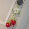 CROCHET PATTERN ONLY Crochet Strawberry Car Interior Rearview Mirror ...