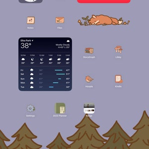 Cozy Fall / Autumn Desktop Organizer Theme Wallpaper - Etsy UK
