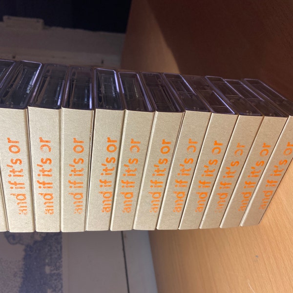 Cassette J-cards - With Tracklist Lines - Manila Cream Paper - New Full ...