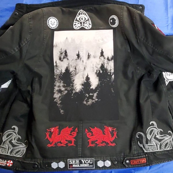 Welsh Flag Red Dragon Heraldic Heraldry Iron on Patch Pair - Etsy