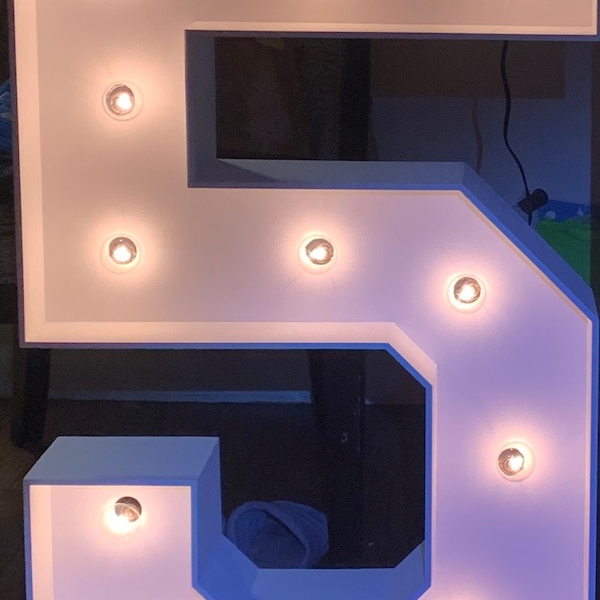Light up Numbers, Birthday Numbers, Giant Event Numbers, Large Lighted ...