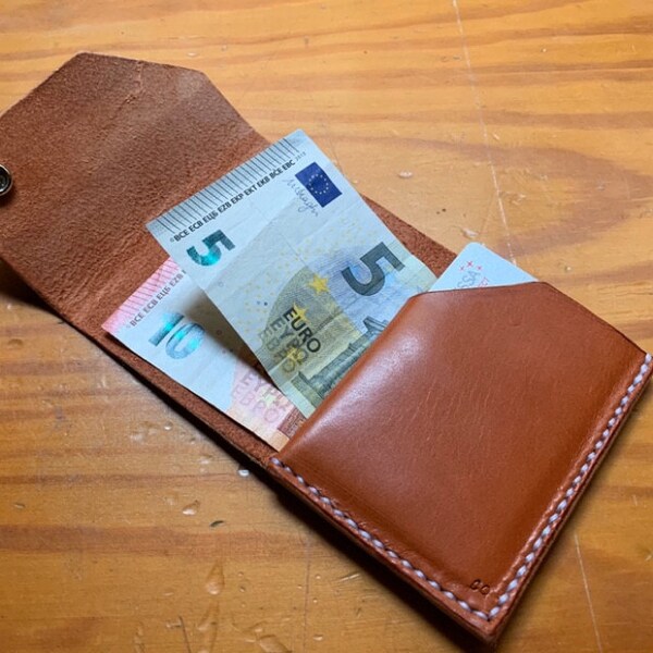 Leather Card Holder "coil" Wrap Wallet Digital PDF Template Pattern - Etsy