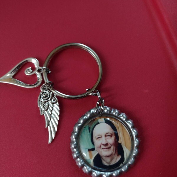 Memorial Keychain - Memorial Gift - Photo Memorial - Remembrance Gift ...