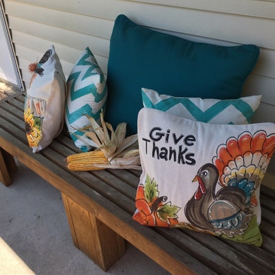 Fall Pillow Cover,turkey Pillow,rocking Chair Pillow,trending Now,new ...
