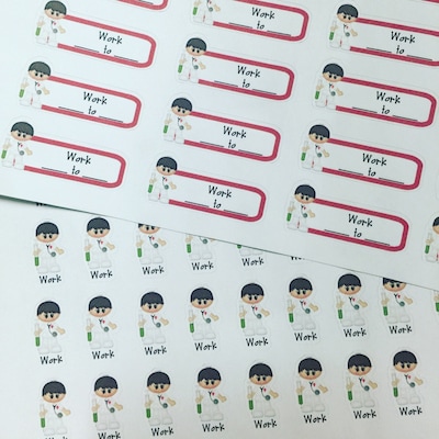 Male Nurse Planner Stickers - Etsy