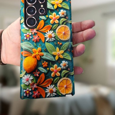 Forever Floral Boho Embroidery Effect Phone Case Sprawling Countryside ...