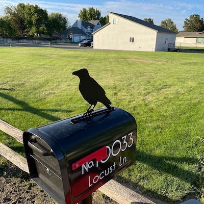 Fox Metal Mailbox Topper / Sign Mounting Hardware Included - Etsy