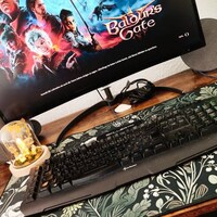 Majestic Mountain Sunset Desk Mat Serene Nature Landscape, Calming ...