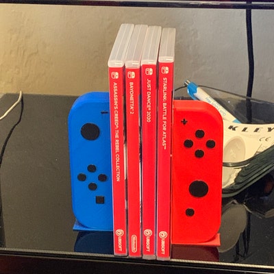 Nintendo Switch Joy Con Bookends Nintendo Bookends, Gaming Book Ends ...