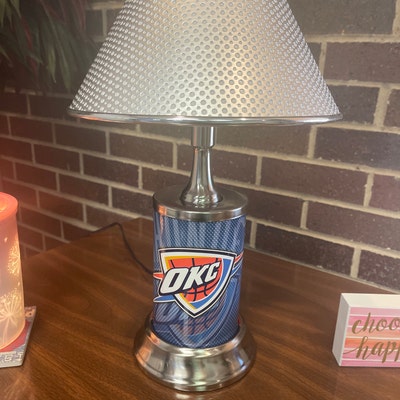 Chicago Bears Desk Lamp With Chrome Finish Shade - Etsy