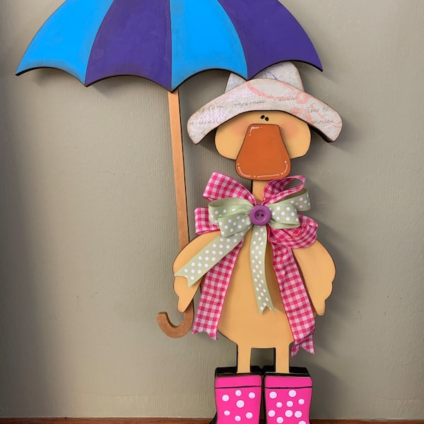 Duck W/ Umbrella 1/2" Thick - DIY - Duck - Kit - Whimsical - Holiday ...