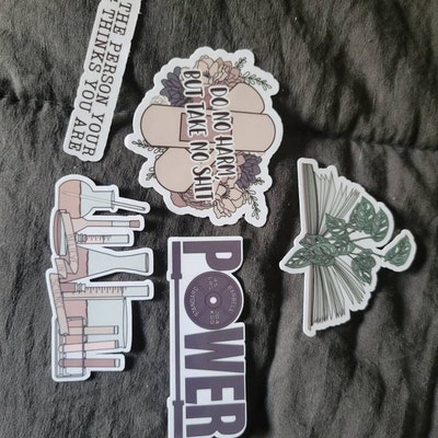 Power With Barbell Sticker, Powerlifting Sticker, 45lb Plate ...