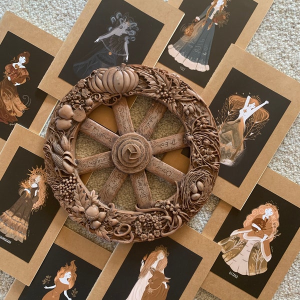 Art Poster Print - Lughnasadh Lammas Wheel of the Year Pagan Holiday ...