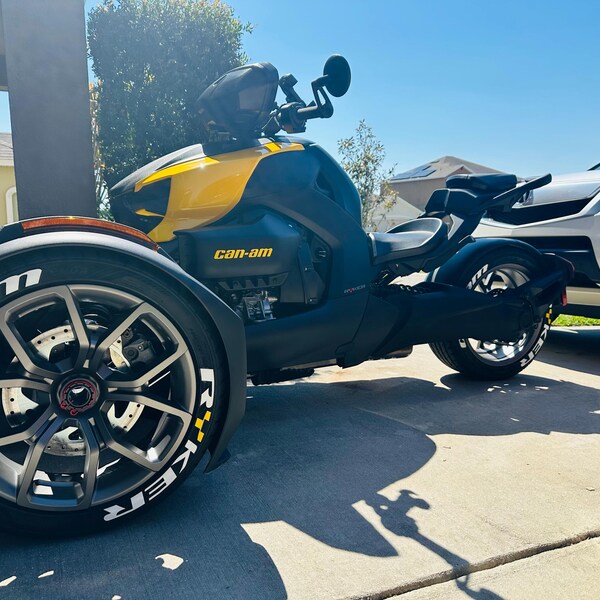 Tire Lettering Ryker Can-am Raised Tyre Sticker Fits All Can-am 15"-17 ...