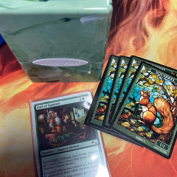 Soldier Token STAINED GLASS SERIES 3 Magic the Gathering Givememana's ...