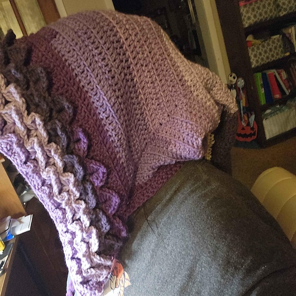 CROCHET PATTERN, Fae Elf Hood, "lauwis Dragon" Pixie Hood Crochet ...