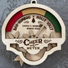 CHEER-O-METER Ornament SVG 2024 Laser Cut Files for Glowforge Laser ...
