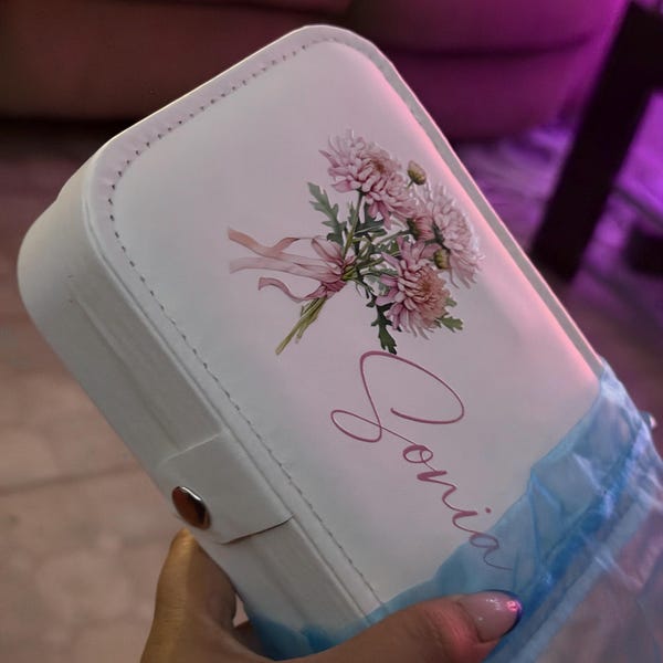 Flower Bouquet Jewelry Box, Mother's Ay Gifts, Gift for Her ...