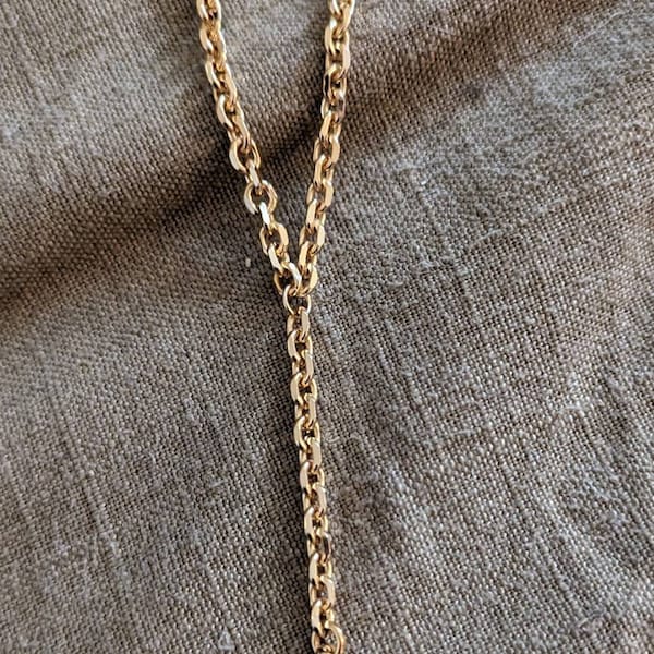 Gold Rolo Cable Chain by Yard, Chunky Cable Rolo Chain Wholesale Bulk ...