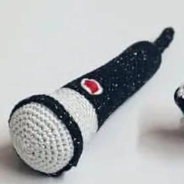 Toy Crochet Pattern Amigurumi Crochet Microphone Crochet Pattern PDF ...