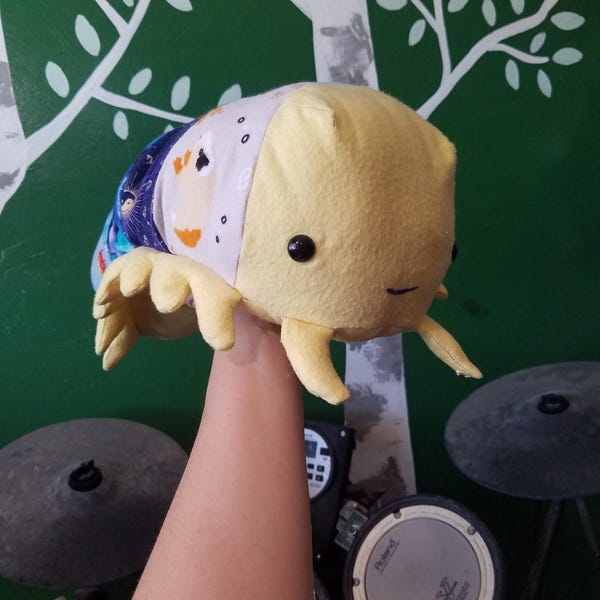 Isopod Roly Poly Pillbug Plush Animal Sewing Pattern .pdf Tutorial Wood ...