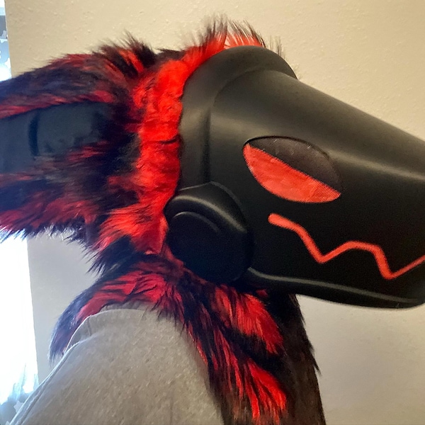 Furry Fursuit Head Base Grumpy Dog Static Base 3d Print - Etsy