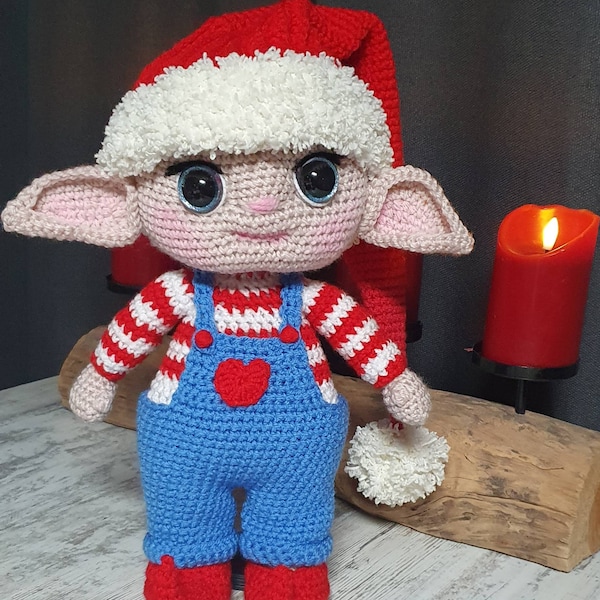 Crochet Pattern in English Christmas Elf - Etsy