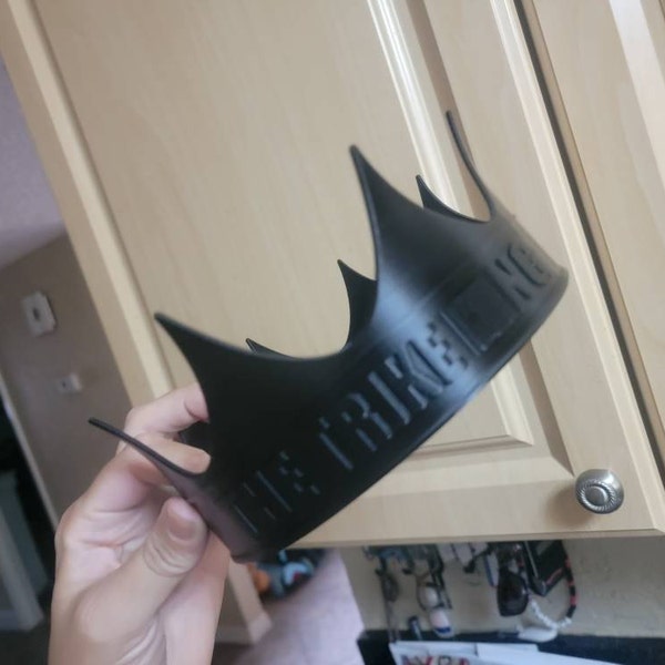 Black Custom Crown With Text - 3D Printed With Biodegradable PLA - Etsy