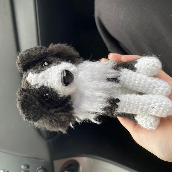 Crochet Pattern for Finnly, Realistic Crochet Border Collie Dog ...