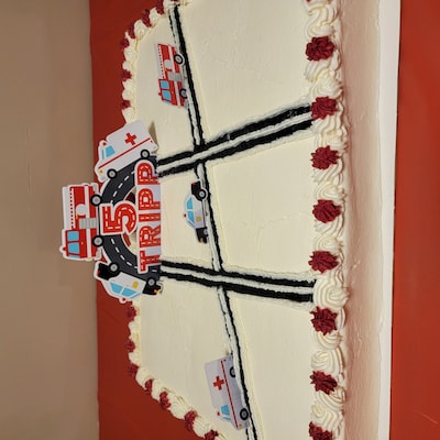 Personalized Rescue Vehicle Cake Topper, Emergency Vehicle, Fire Truck ...