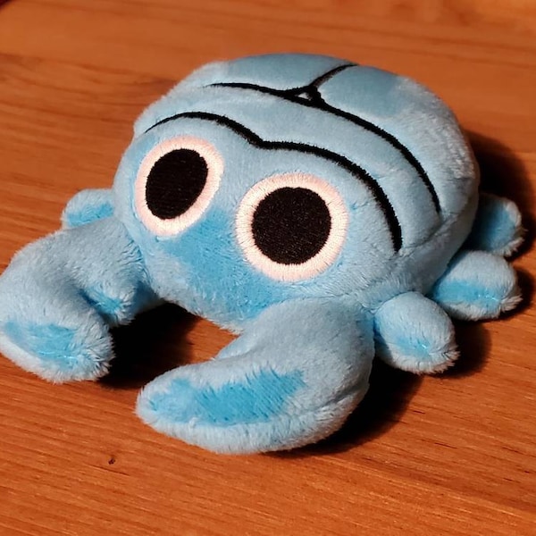 Clippy the Stag Beetle – Cute Blue Bug Plushie, Frisk Wolfie’s Customs ...