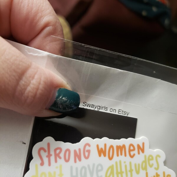 Feminist Sticker | Strong Women Affirmation Decal | Inspirational ...