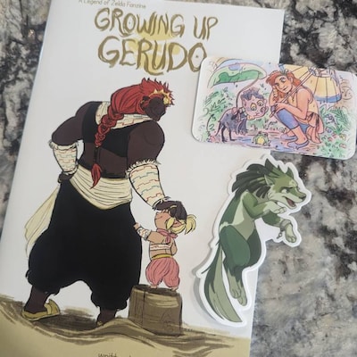 Growing up Gerudo Comic: Child Arc Part 1 - Etsy