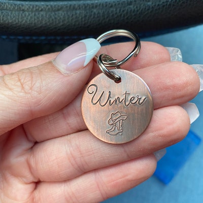 Custom Bridle Tag, Halter Tag, Horse Name Tag, Gift for Horse Lover ...