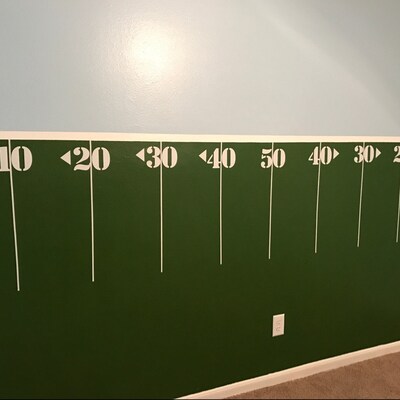 NFL DIY Custom Personalized Gift Football Field Wall Kit 1 Decals You ...