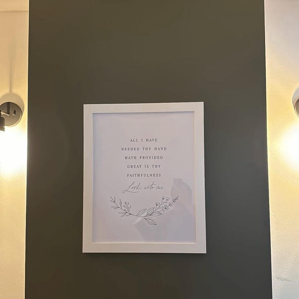 His Eye is on the Sparrow / Hymn Print / Hymn Wall Art / Hymn Sheet ...