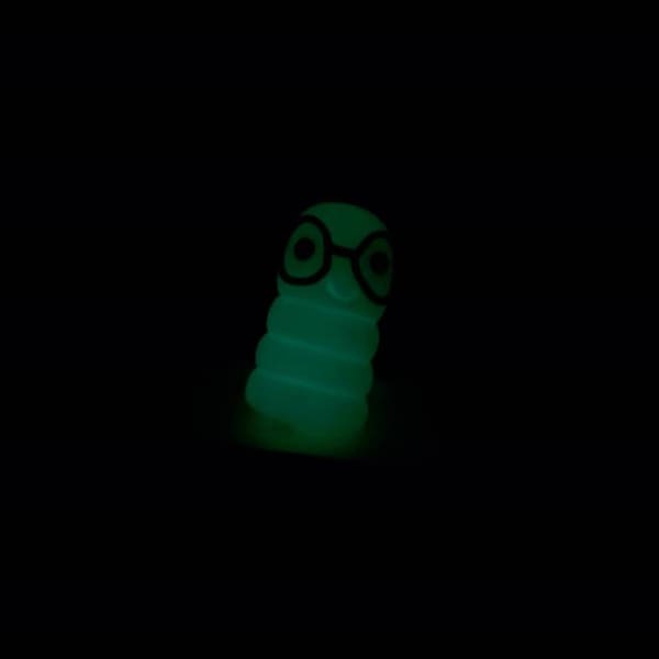 Glow Worm Bookmark – Glow in the Dark - Handmade Polymer Clay Gift for ...