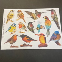 12 Blue Sticky Note Planner Stickers, Notepad Planner Stickers, Blank ...