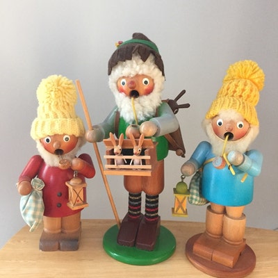 Large 12 Wood Italian Pinocchio Hand Painted Doll Figurine Moveable ...