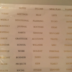 A5 Planner Dividers With Stickers Frosted A5 Divider 6 Ring Divider ...