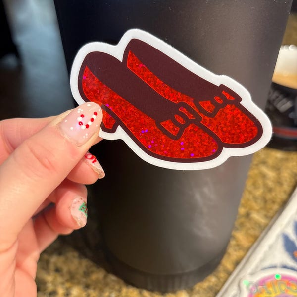 Sparkly Ruby Slippers | Glitter Dust Sparkle | Wizard of Oz Dorothy ...