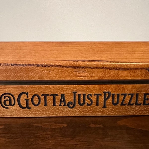 Personalized Wooden Jigsaw Puzzle Box Top Stand (universal Fit) - Etsy