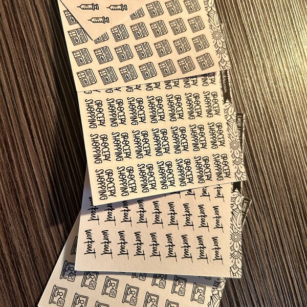 Variety Sticker Pack | Cute Sticker Pack, Mini Clear Stickers, Variety ...